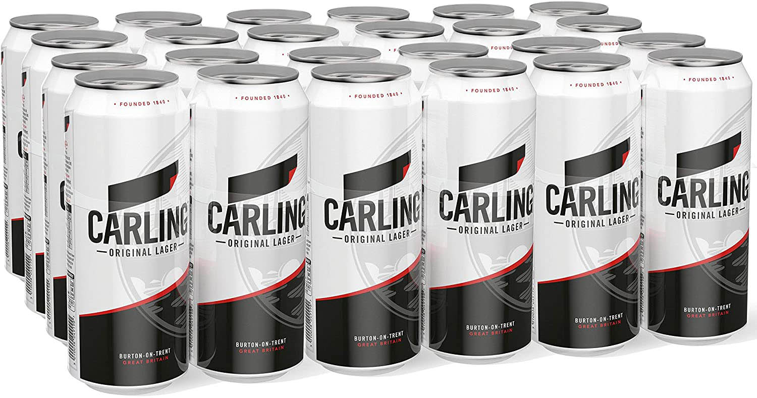 Carling Lager 24x500ml Can - Bucktrouts - Guernsey